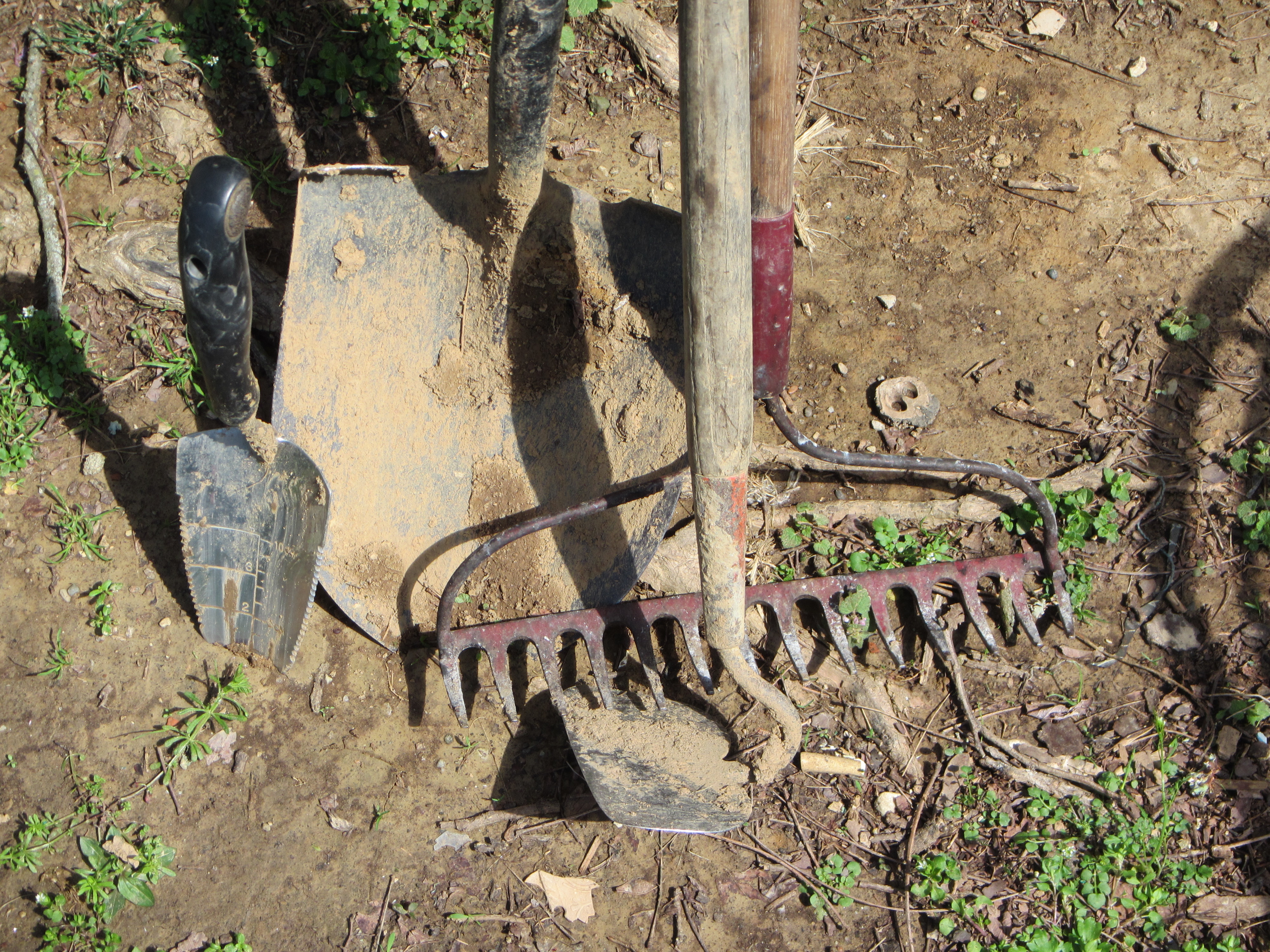 Productive Down Time: Tool Maintenance and the Perfect Garden Hoe.