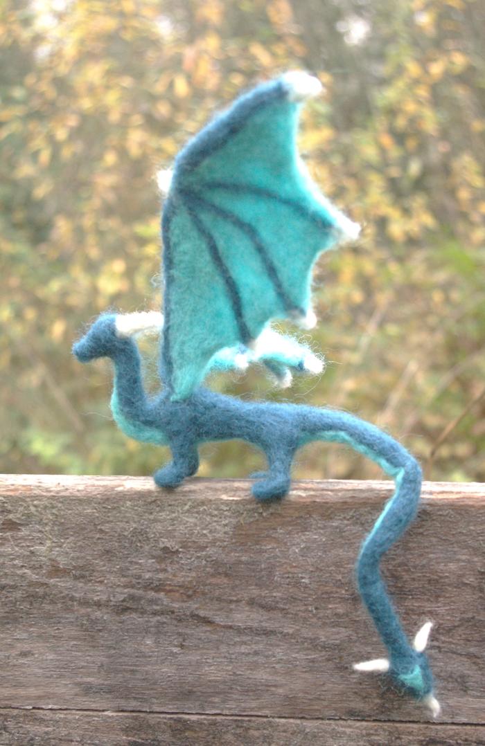 Dragons! (needle-felted by hand, made to order, non-toxic wool dragons ...